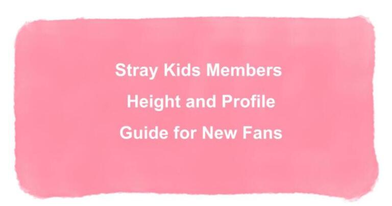 Stray Kids Members Height and Profile Guide for New Fans - K-POP star